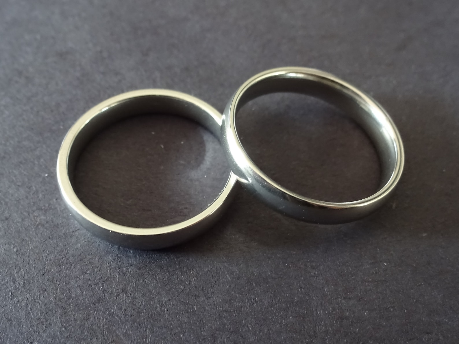Simple Stainless Steel Ring, Basic Band, Size 7-13, Handcrafted Steel ...