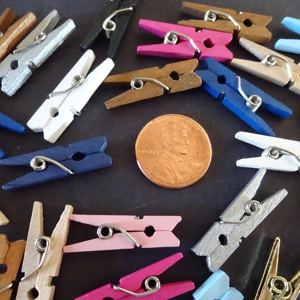 Mini Clothes Pins - Etsy