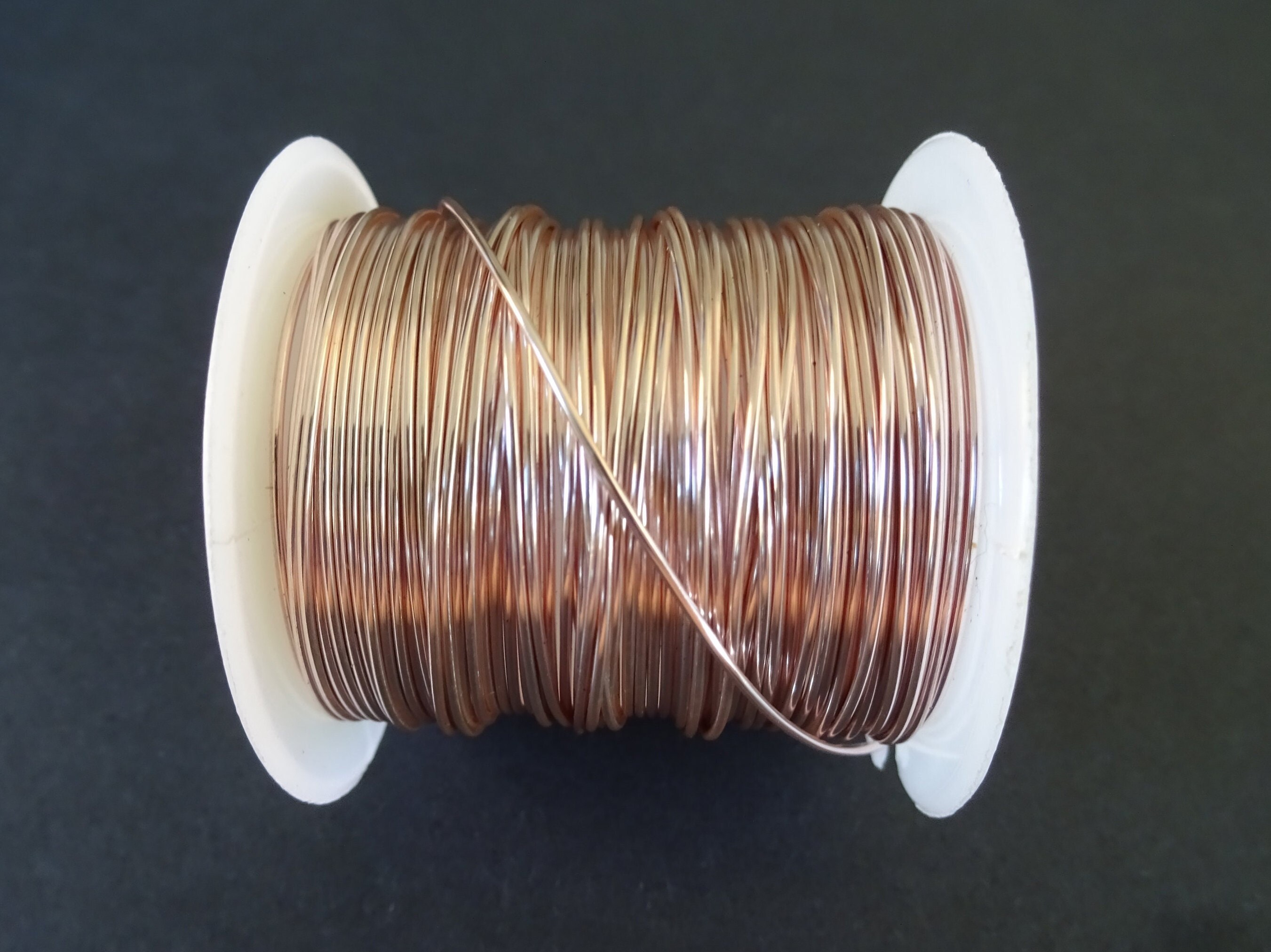 8 Meters of 0.8mm Copper Wire, Pink Color, 20 Guage Wire, Spools For ...