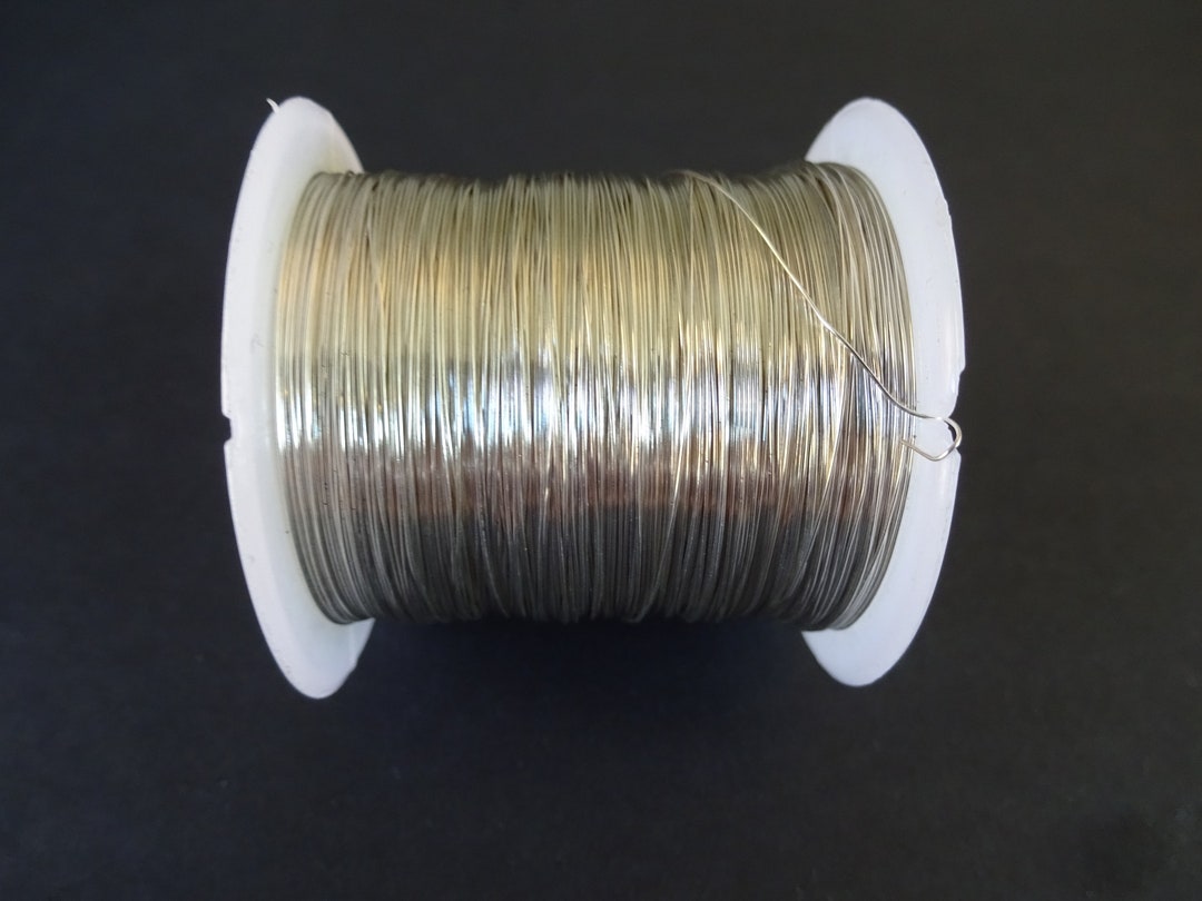 72 Meters of 0.3mm Copper Wire Silver Color 28 Guage Wire - Etsy