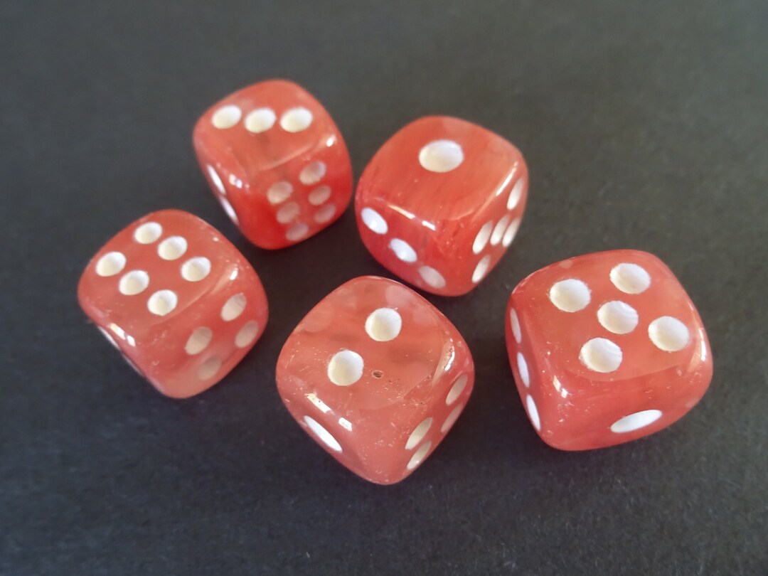 15mm Watermelon Glass Dice 6 Sided Cube Die Watermelon Glass - Etsy