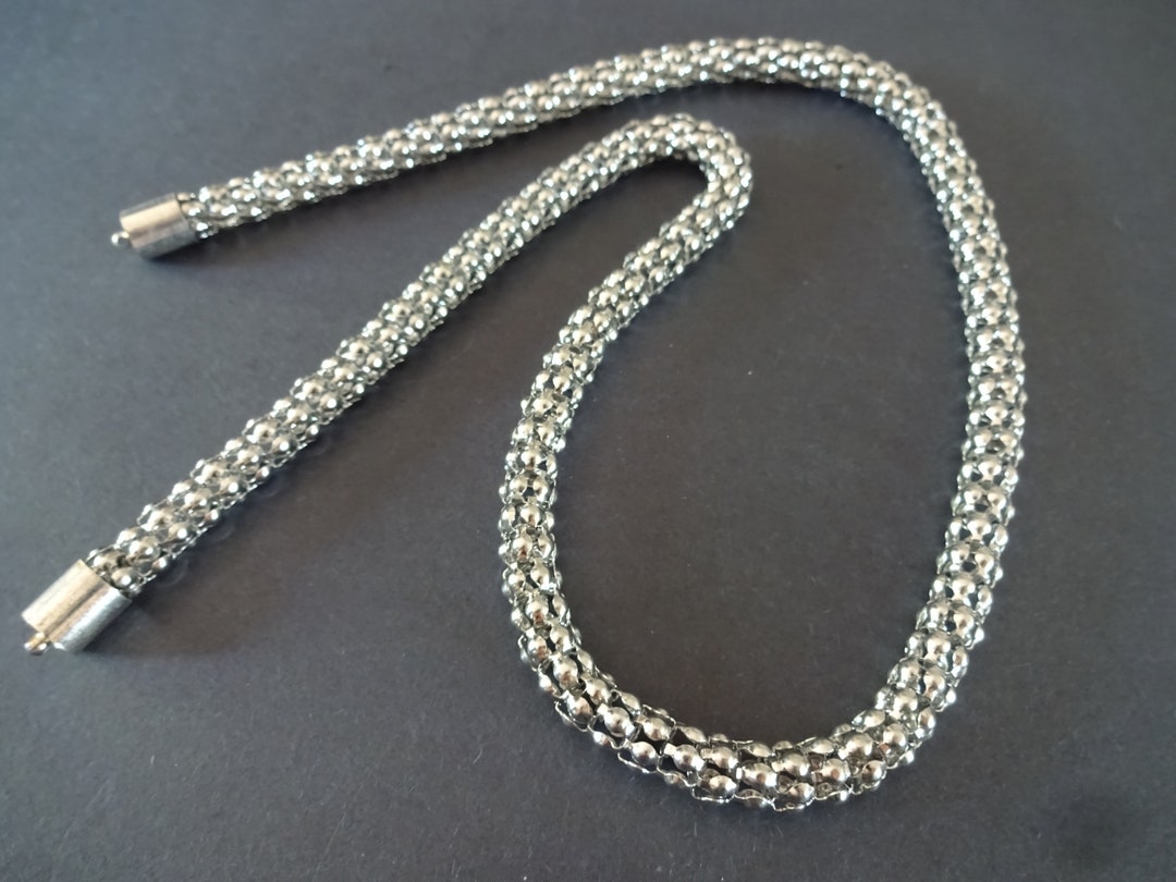304 Stainless Steel 23.6 Inch Popcorn Chain With Brass Loops, 8mm Wide ...