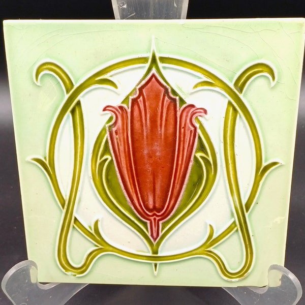 Art Nouveau Tile - Etsy
