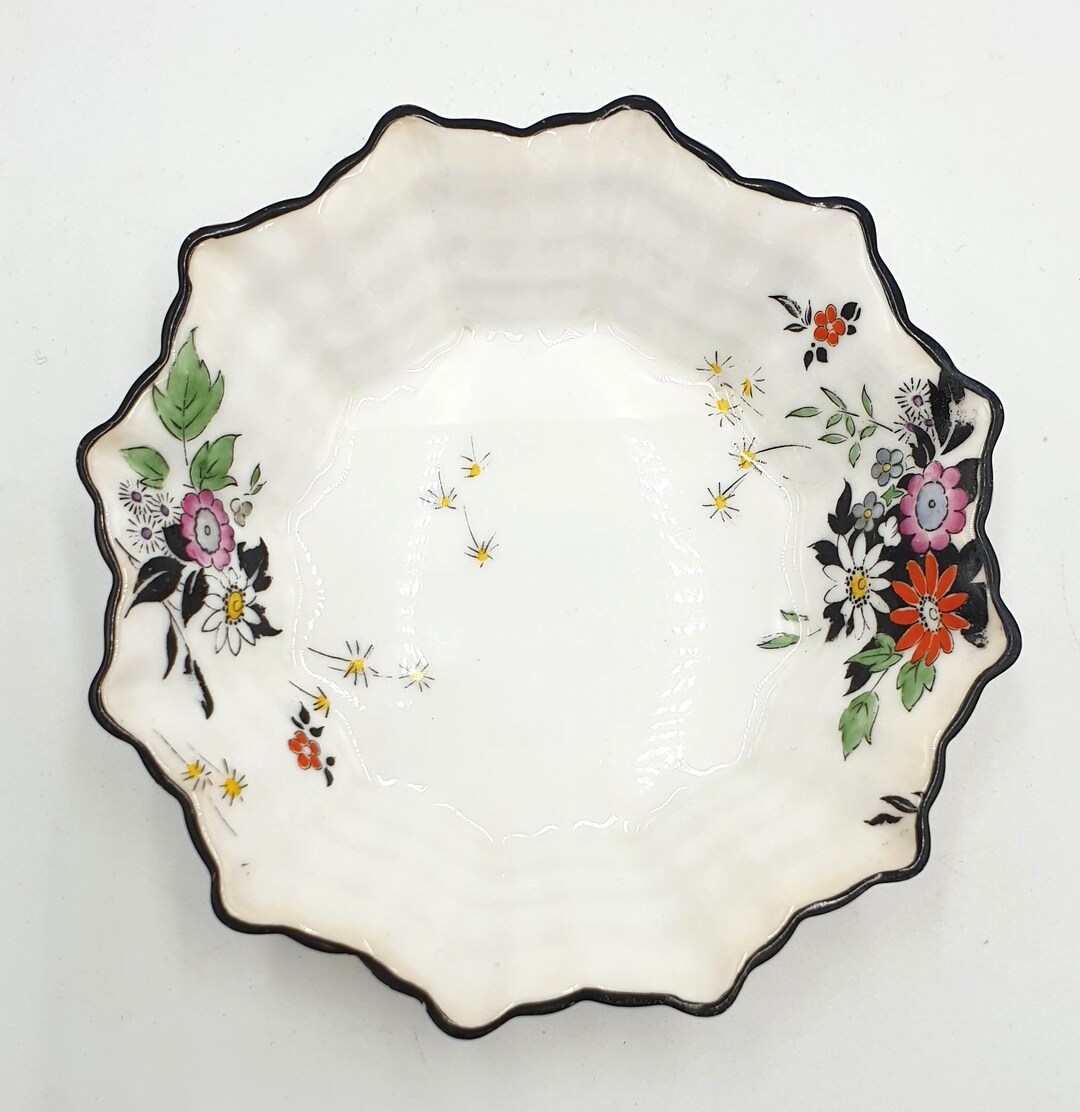3 Vintage Shelley Trinket Dish Plates - Etsy