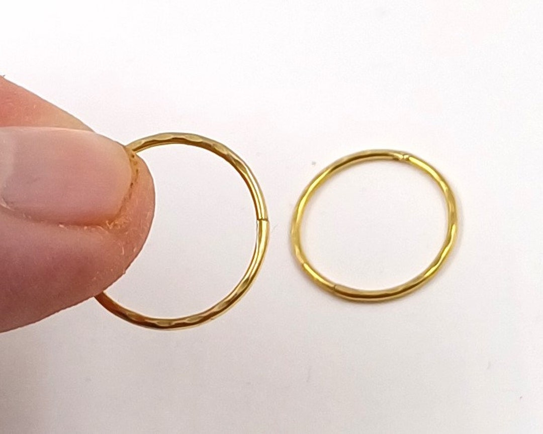 Vintage FACET 9ct 14mm Solid 9ct Yellow Gold Sleeper Earrings - Etsy