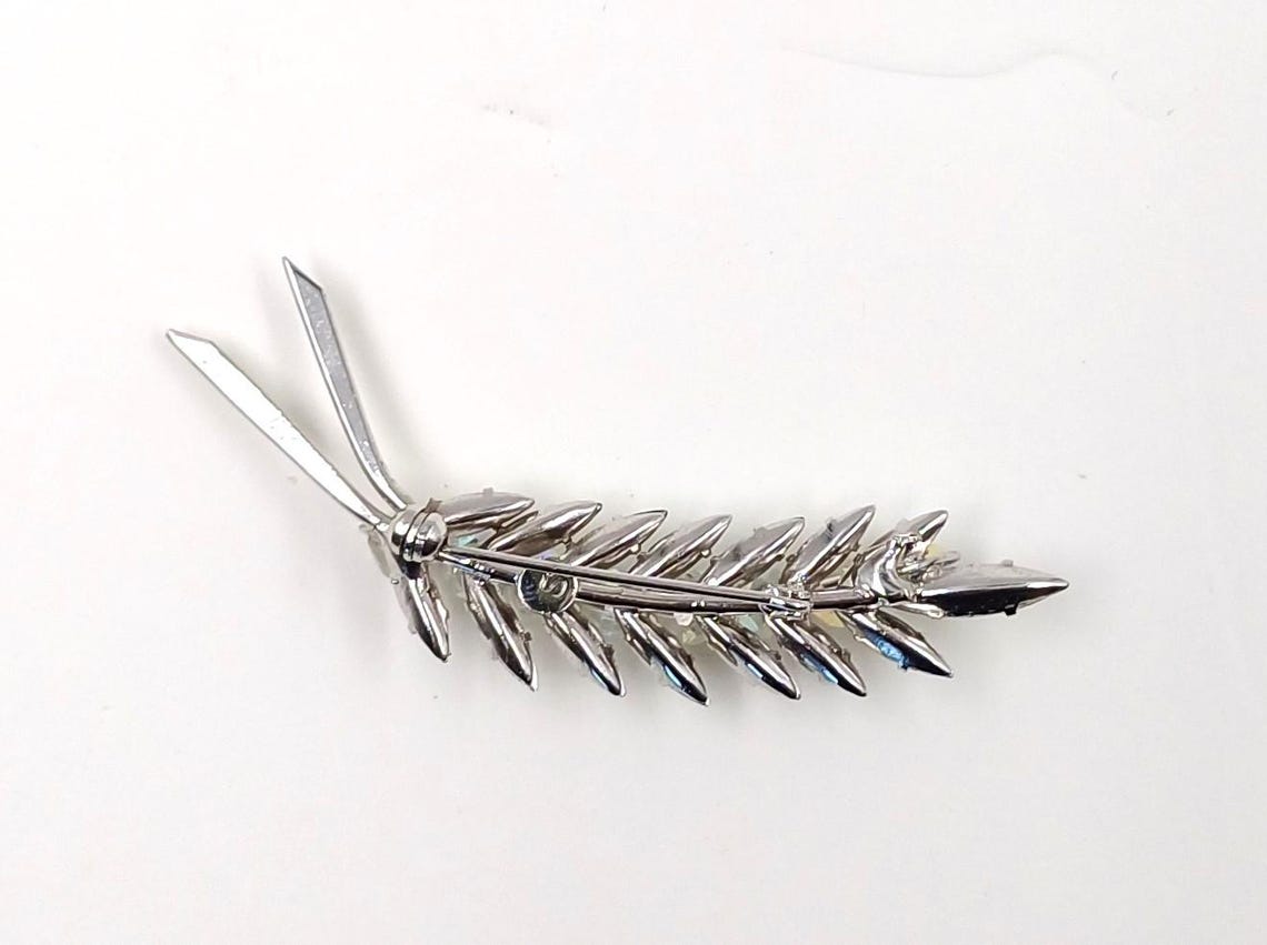 Vintage Donald Simpson Crystal & Rhinestone Brooch. Signed (S) - Etsy