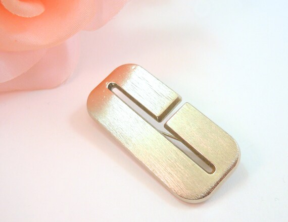 Signet Pin Initial 'C' Block Letter Stainless - Etsy