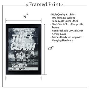 LONDON CALLING Concert Poster Art Print | Punk Rock Concert Poster Art ...