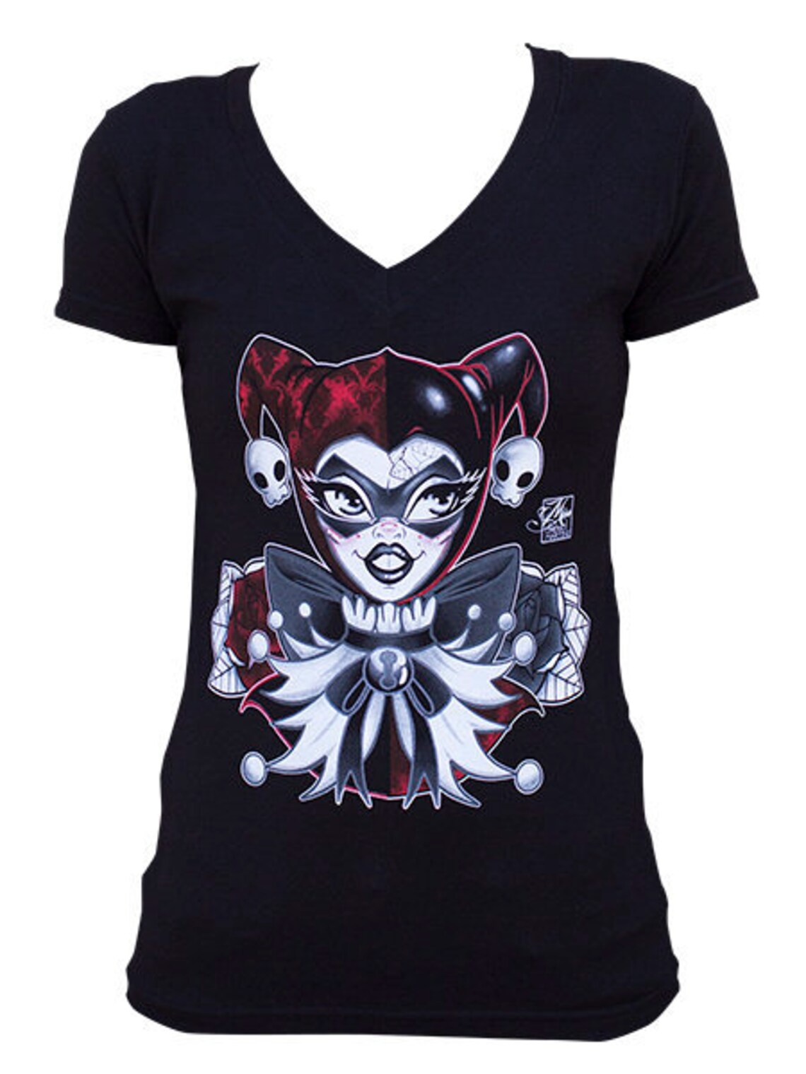 Jester Ladies V-Neck Shirt | Etsy