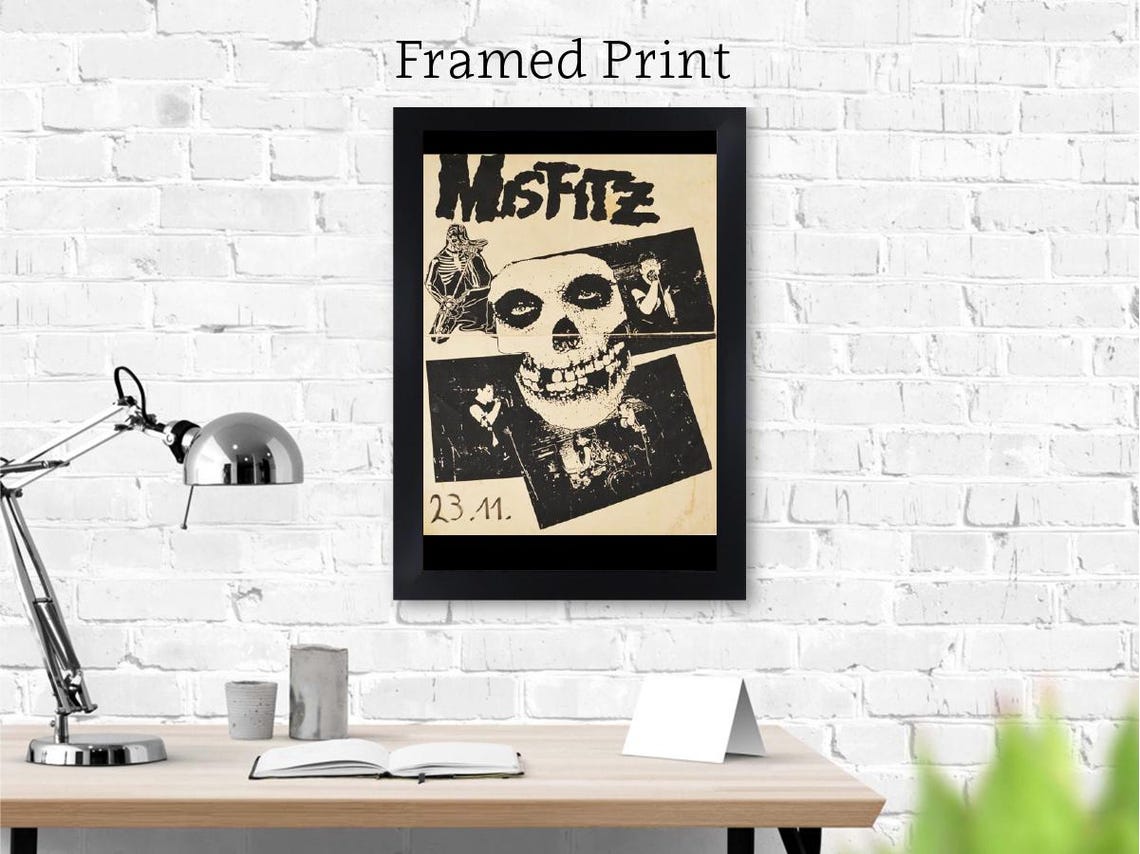 MISFITZ Concert Poster Art Print | Punk Rock Concert Poster Art | Punk ...