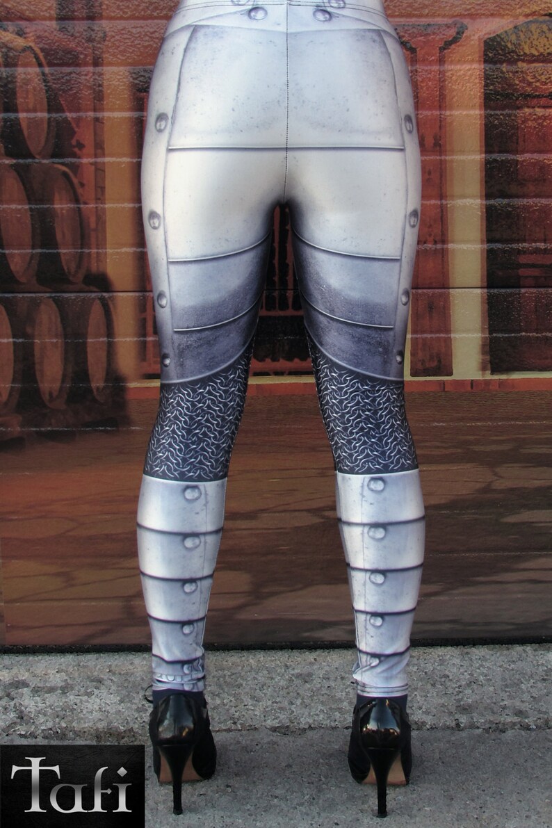 Tafi Plate Mail Armor Leggings Original Cosplay Platemail Etsy