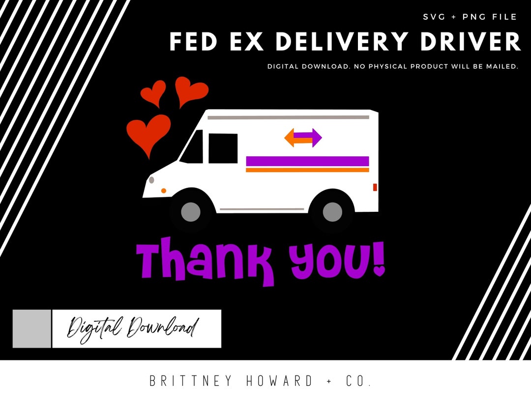 Fedex Truck SVG & PNG Cut/print File - Etsy