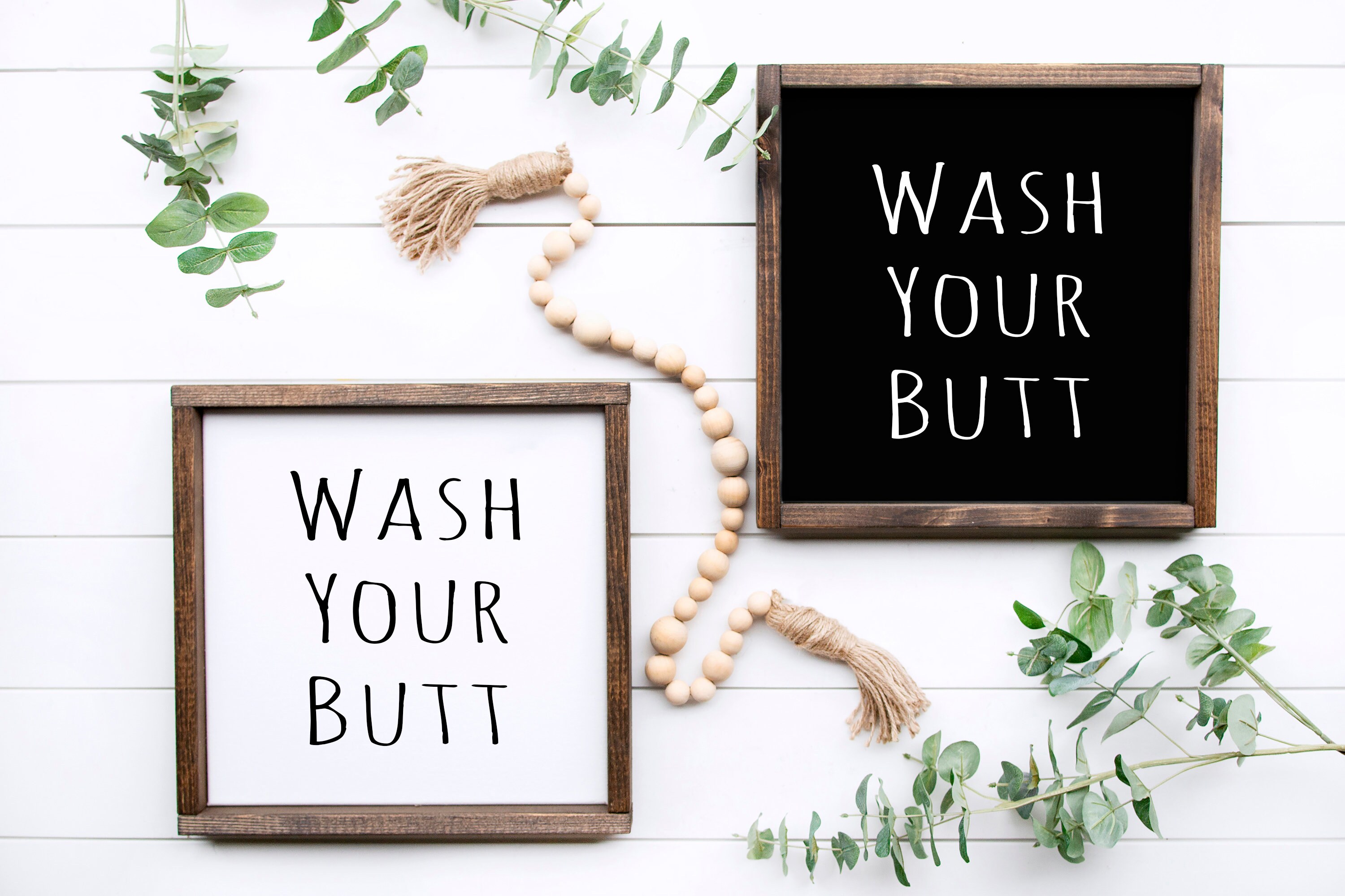 Coming Back Soon Wash Your Butt Sign - Etsy