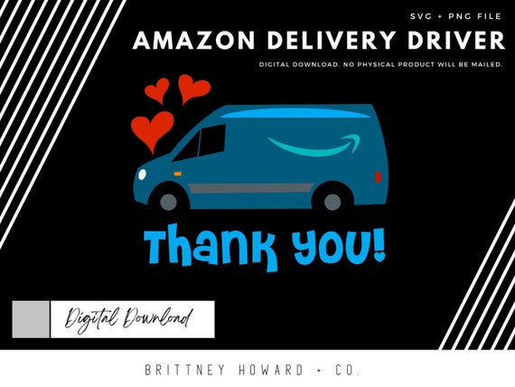 Amazon Truck SVG & PNG Cut/print File | Etsy