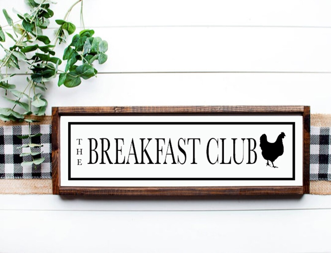 Coming Back Soon the Breakfast Club - Style 1 Sign - Etsy