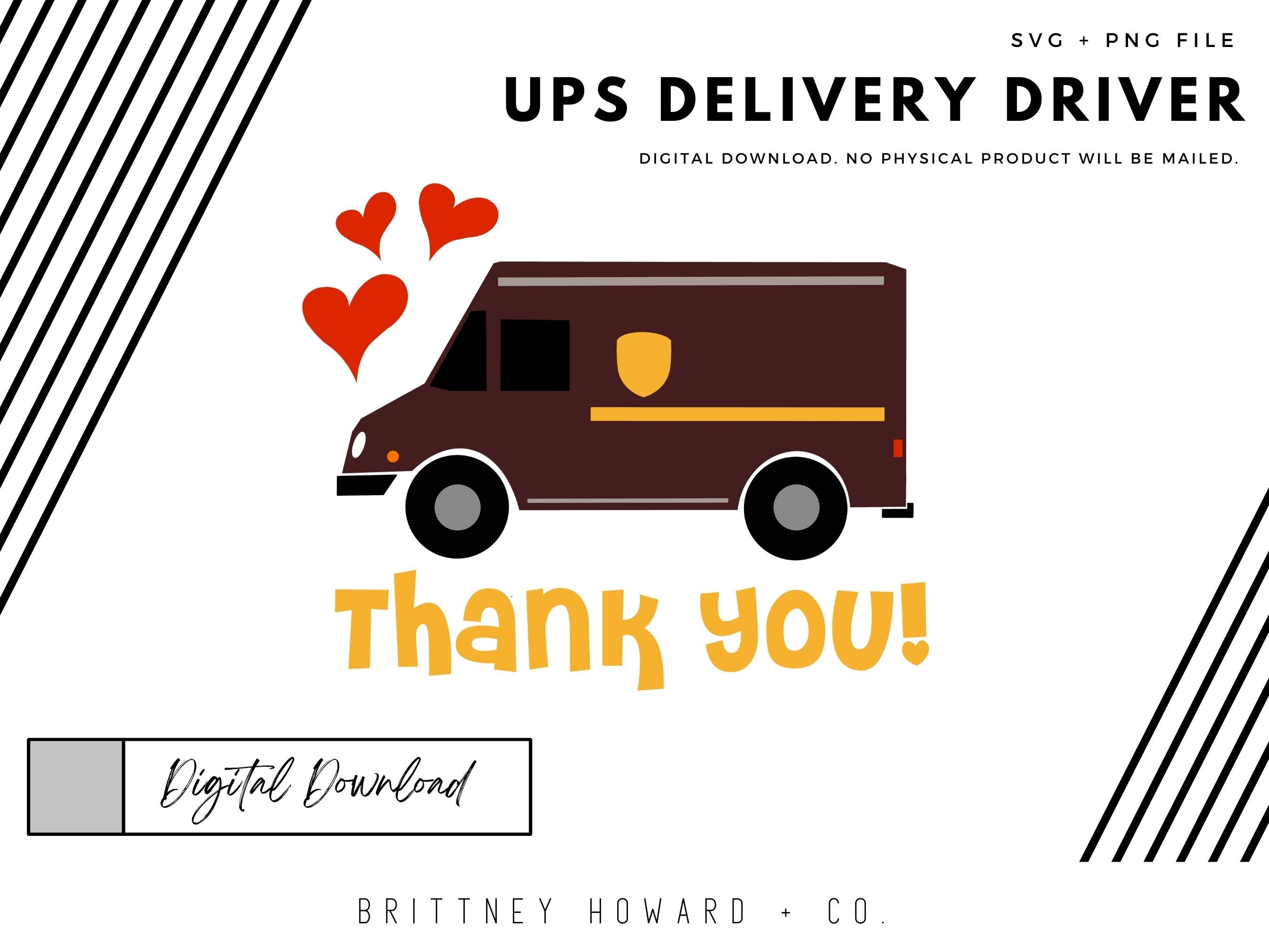 UPS Truck SVG & PNG Cut/print File - Etsy