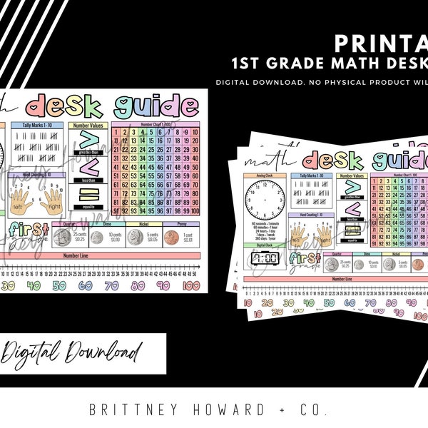First Grade Math - Etsy