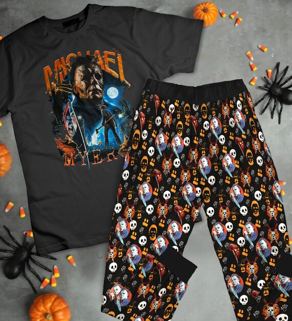 Horror Movie Halloween Pajamas Set for Adult Michael Myers - Etsy