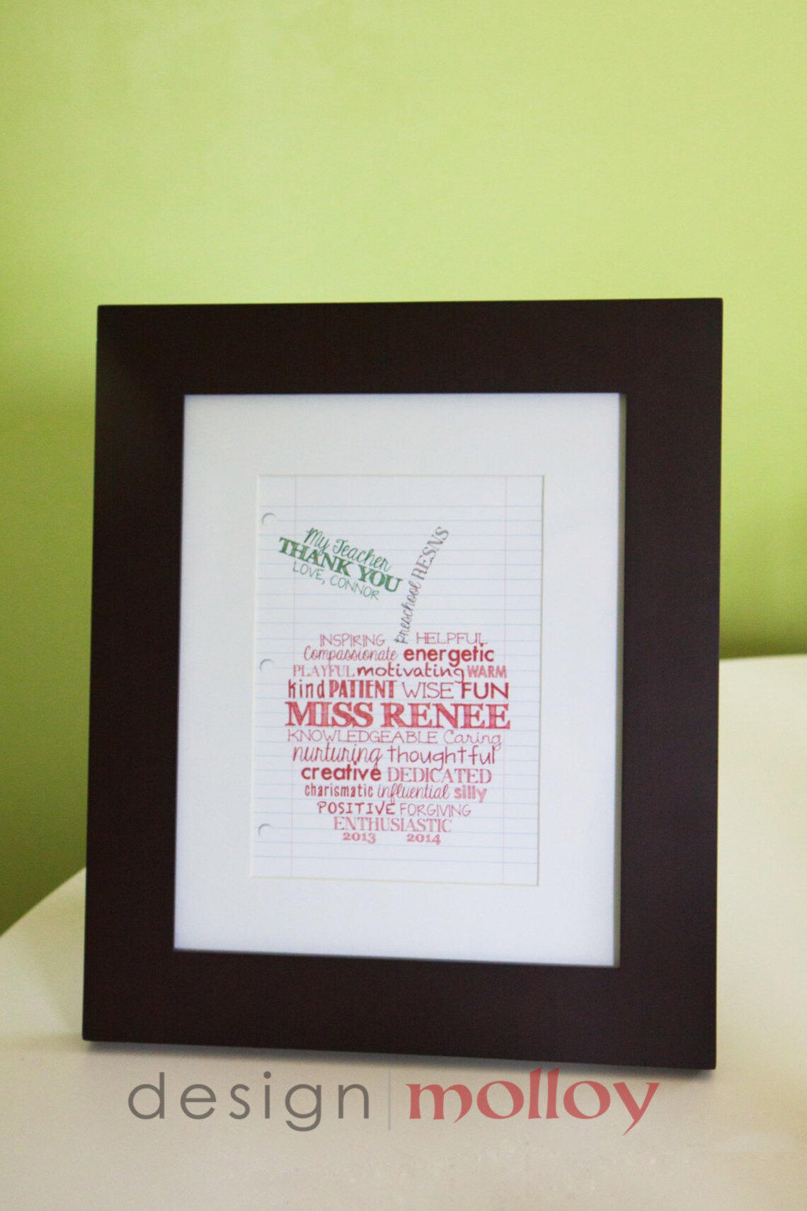 Digital Teacher Appreciation Gift Printable Teacher Gift From Class End ...