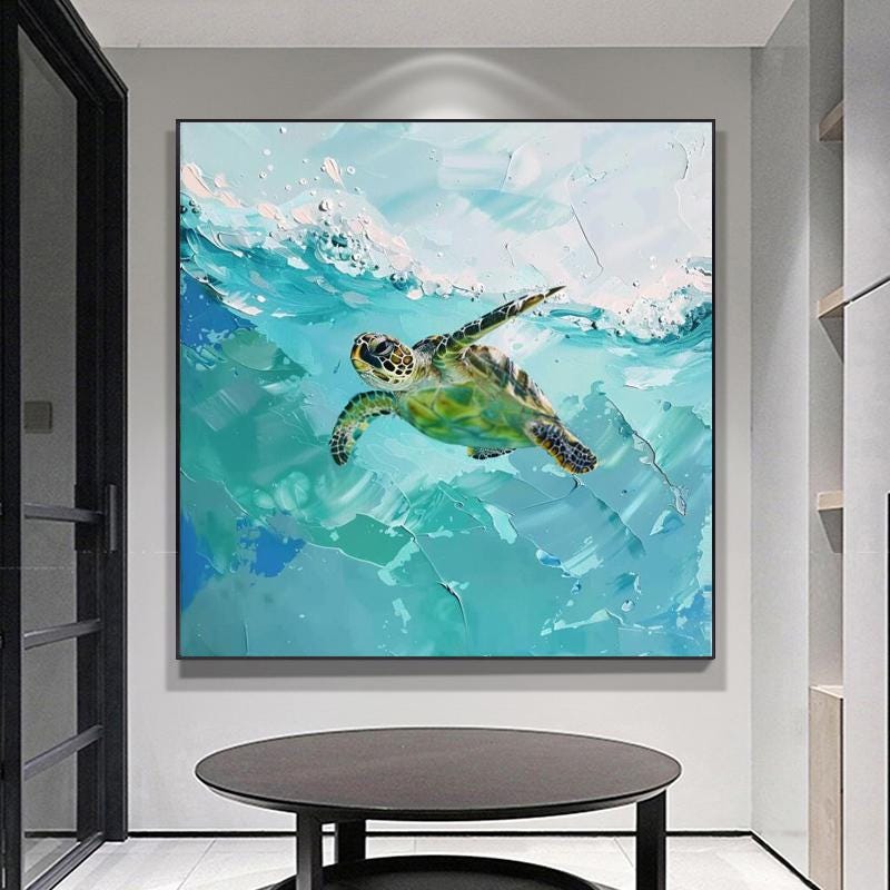 Abstract Turtle Paintings - Etsy