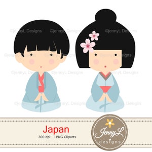 Japan Digital Papers and Japanese Clipart SET, Oriental, Asia, Sakura ...