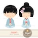 Japan Digital Papers and Japanese Clipart SET, Oriental, Asia, Sakura ...