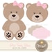 Pink Teddy Bear Digital Papers, Teddy Bear Clipart, Girl Baby Shower ...