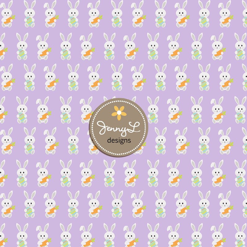 Easter Digital Papers Bunny Clipart HAPPY EASTER Easter | Etsy