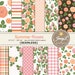 Cat Digital Papers and Clipart Set, Cat Head, Kitten, Pet Digital Paper ...