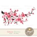 Cherry Blossoms Digital Paper and Clipart, Spring Korea Japanese Sakura ...