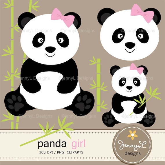 Clip Art De Oso Panda Niña Regalos Y Productos: Oso Panda Mirada