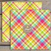 Tropical Plaids Digital Papers Summer for Digital - Etsy
