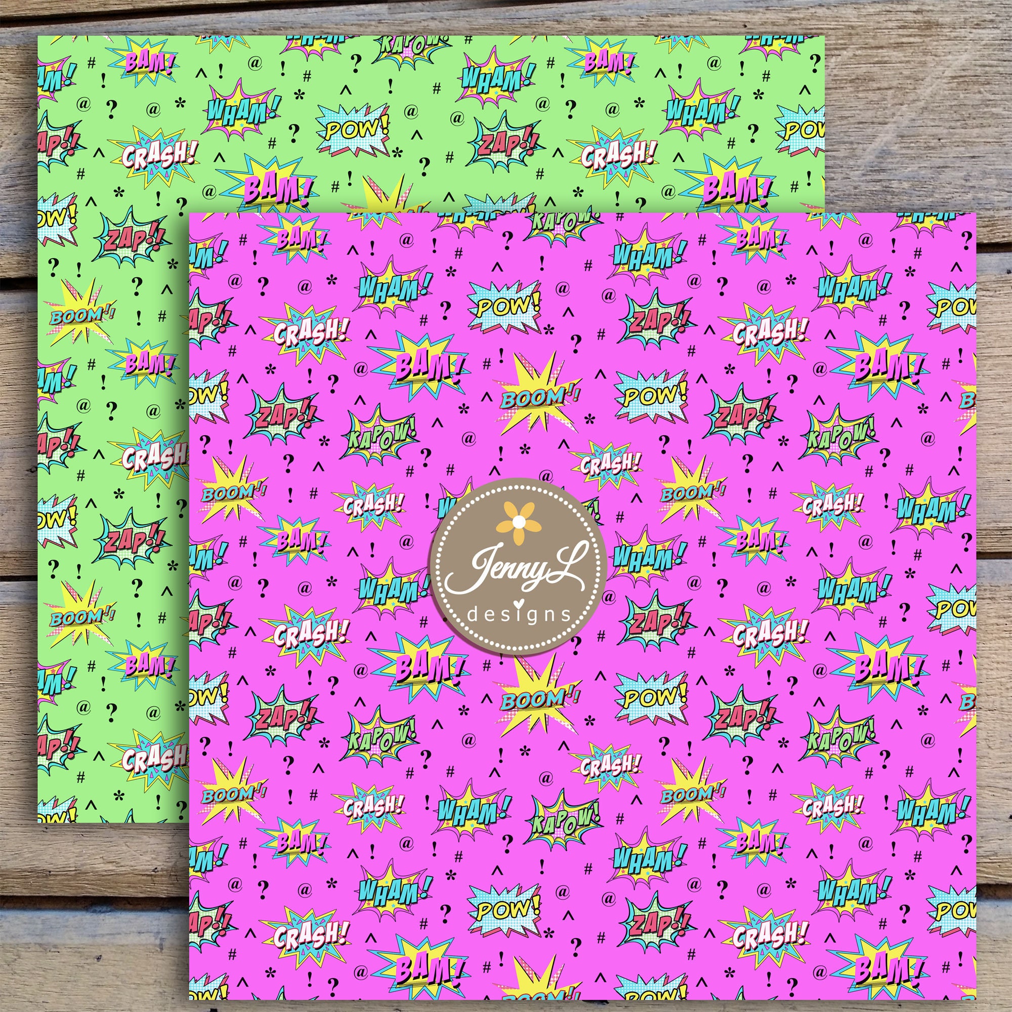 Super Hero Digital Papers and Super Heroes Clipart SET for | Etsy