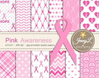 Cancer Ribbon Heart - Etsy