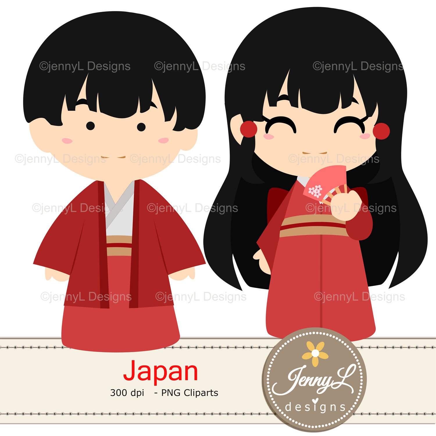 Japan Digital Papers and Japanese Clipart SET Oriental Asia | Etsy