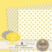 Yellow and Gray / Grey Elephants Digital Papers, Baptismal Digital ...