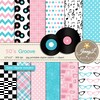 Paris Digital Paper, Eiffel Tower Printable Digital Background Papers ...