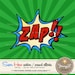 Superhero Comic Sound Effects Clipart, Super Hero Words, Comics ...