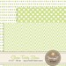 Green Teddy Bear Digital Papers, Teddy Bear Clipart, Baby Shower ...