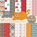 Cat Digital Papers and Clipart Set Cat Head Kitten Pet | Etsy
