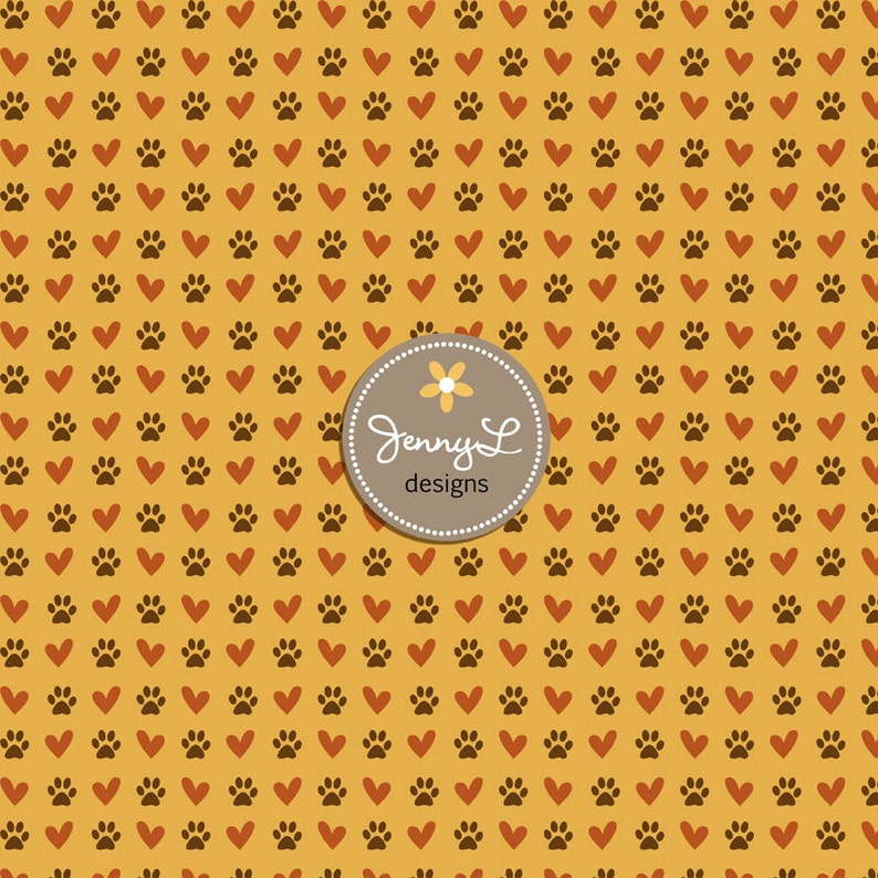 Pet Digital Paper, Dog Digital Papers, Paws Scrapbooking Papers, Cat ...