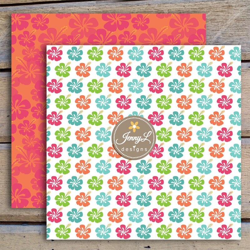 Surfing Digital Papers and Clipart SET Surfing Board | Etsy