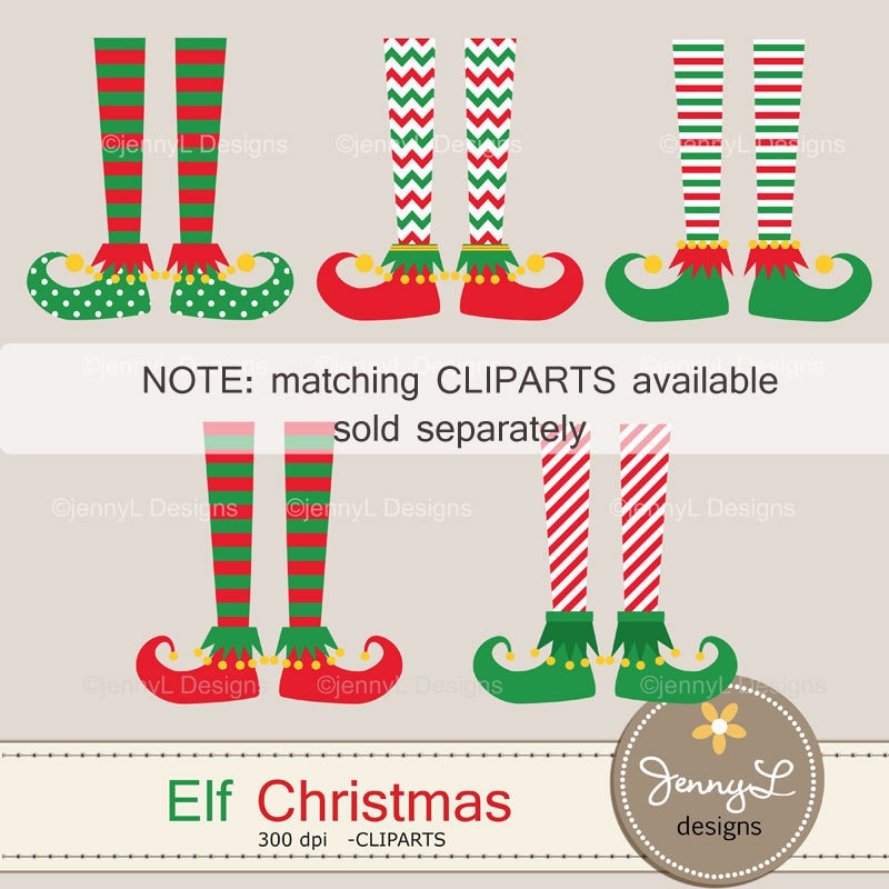 Elf Christmas Digital Papers Christmas Tree Papers Christmas - Etsy