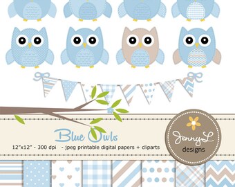 Baby Shower Owls - Etsy