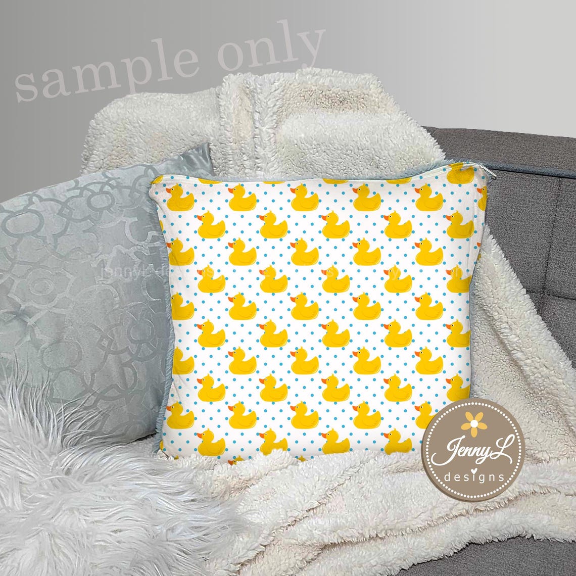 Rubber Duck Digital Papers and Clipart SET, Rubber Ducky, Animal for ...