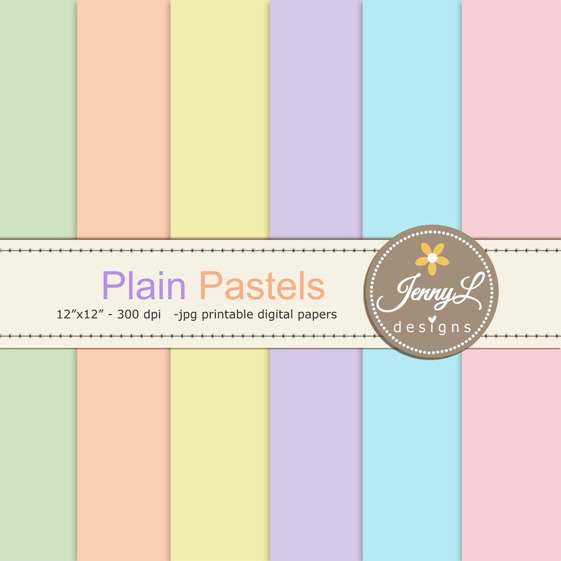 Pastel Plaids Digital Papers for Digital Scrapbooking Paper, Surface ...