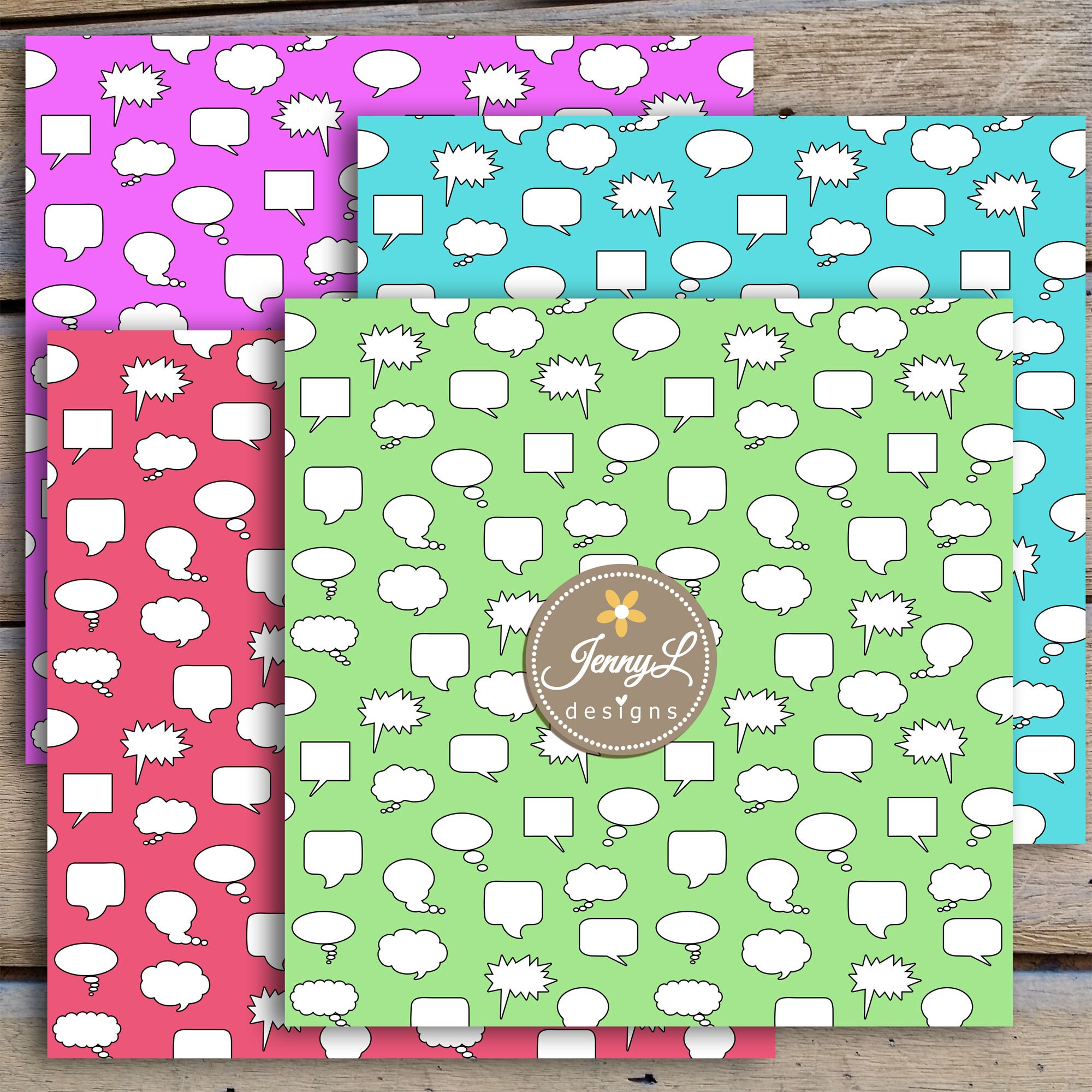 Super Hero Digital Papers and Super Heroes Clipart SET for | Etsy