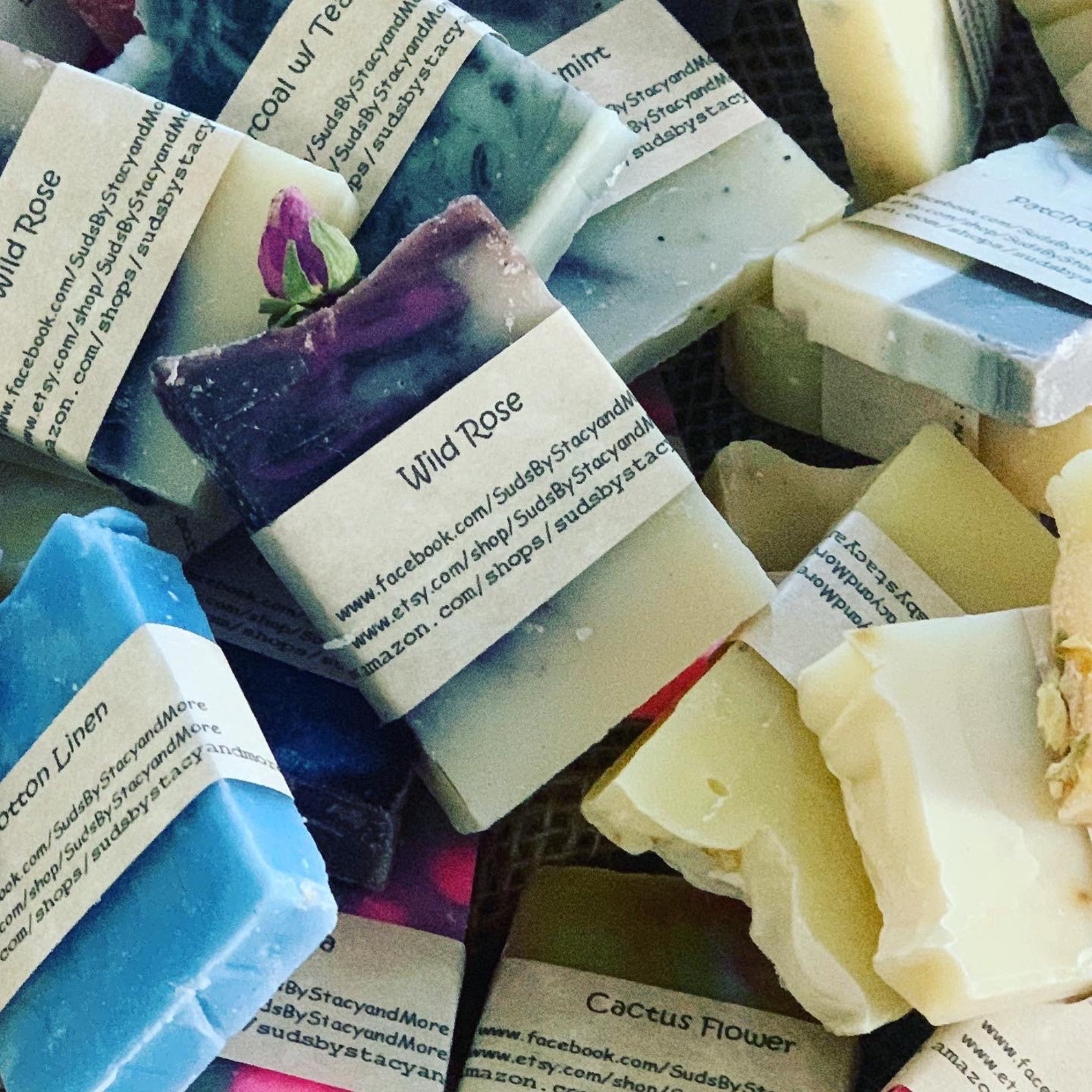 30 Pack Sampler of All Natural Homemade Soap custom Labels on | Etsy