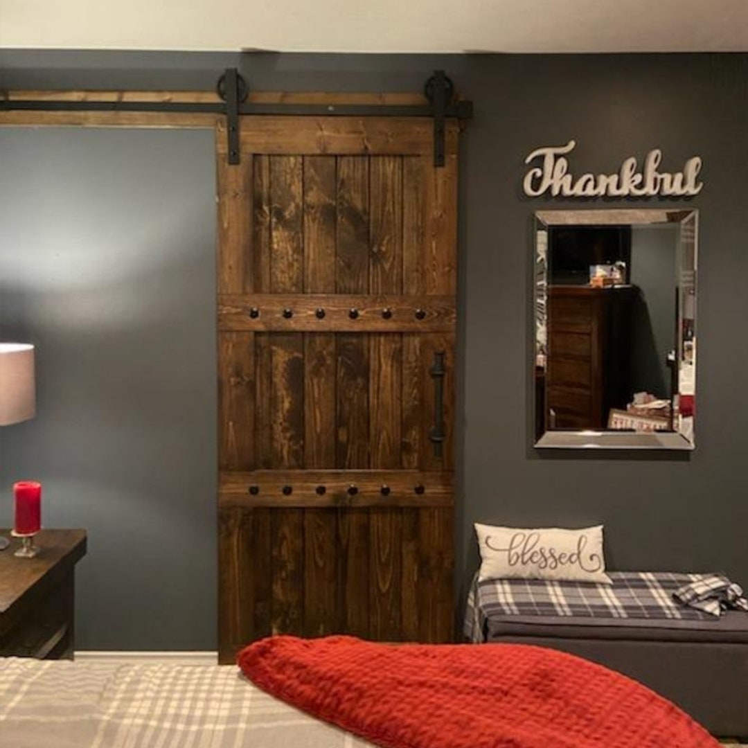 Soft Close Barn Door Package Includes Barn Hardware, Handle, Soft Close ...