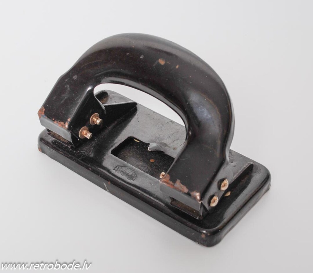 Vintage Metal Paper Puncher, Perforator, Desk Tool, Made in Soviet ...
